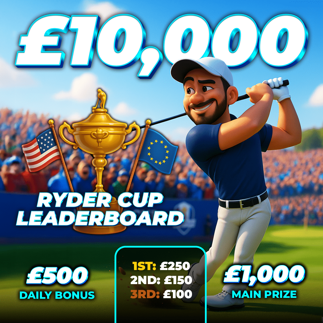 £10,000 Ryder Cup Leaderboard – Geardown Competitions
