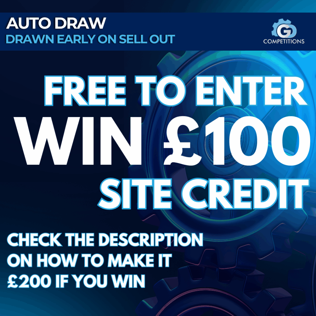 FREE TO ENTER – £100 SITE CREDIT – Geardown Competitions